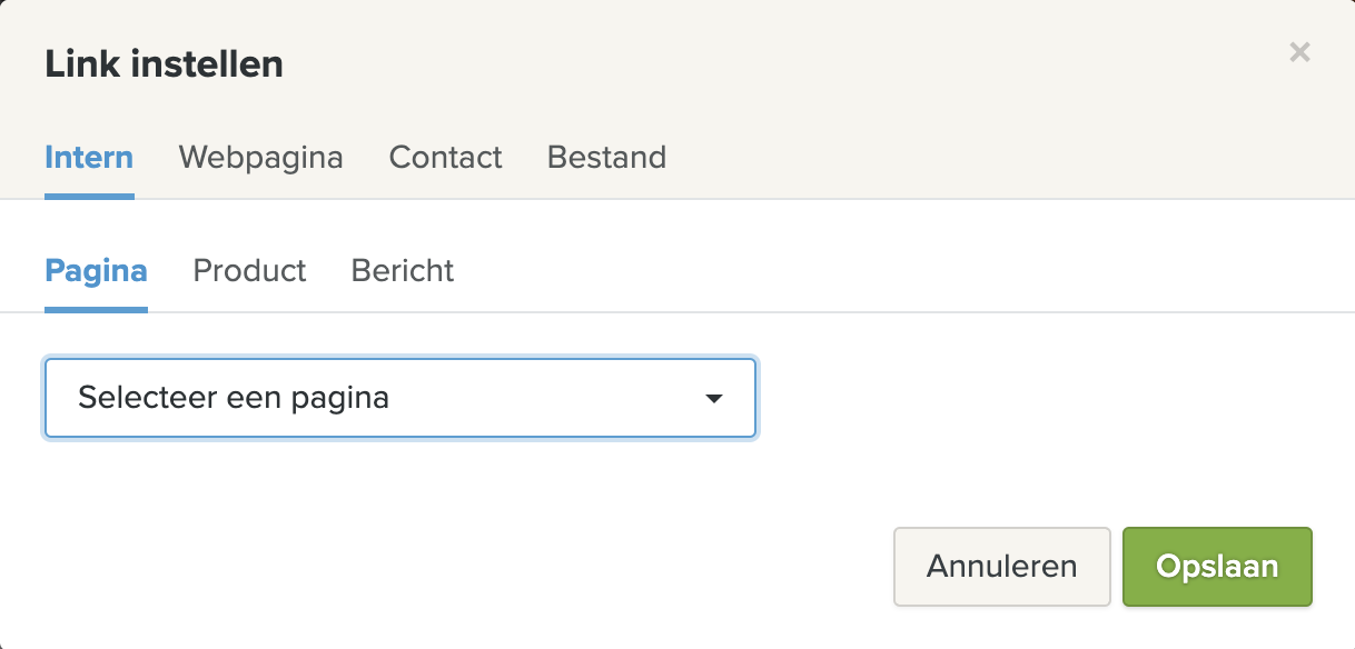 Hoe voeg ik een link toe aan tekst? – Helpcentrum | JouwWeb